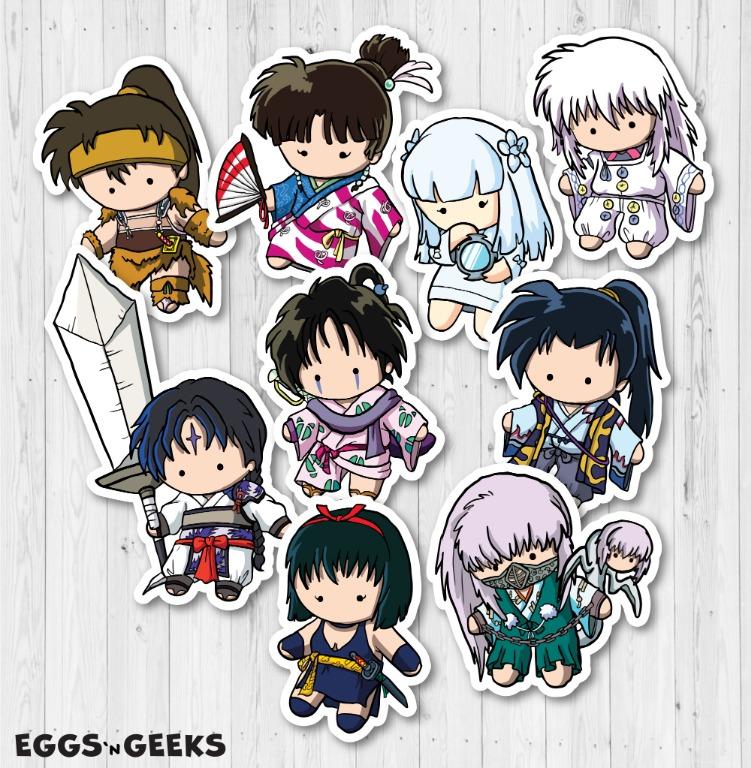 Anime Inuyasha Japan Japanese Shonen Jump Series Heroes Villains Half ...
