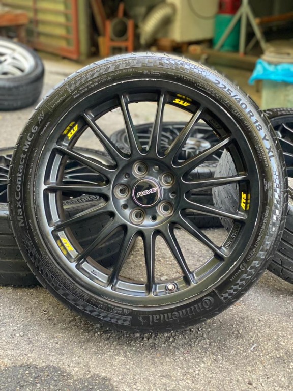 ATS 18 inch sport rim Jetta tyre 70%, Auto Accessories on Carousell