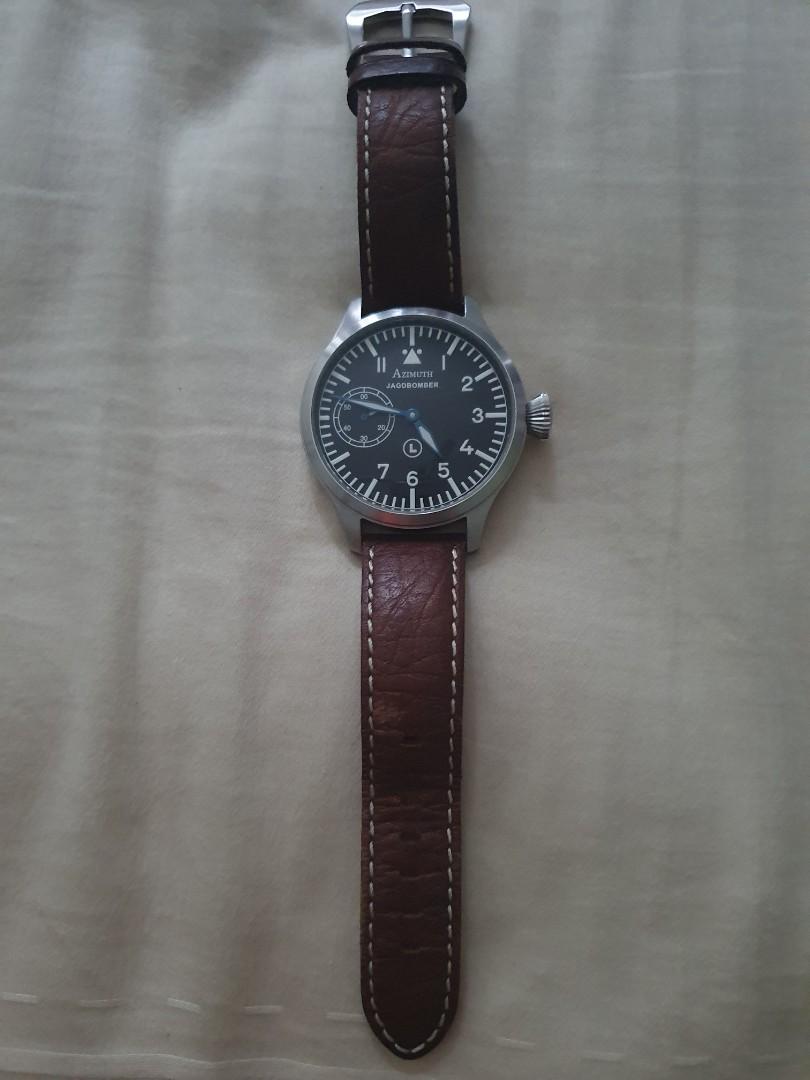 Azimuth Jagdbomber Pilot Watch, Luxury, Watches on Carousell