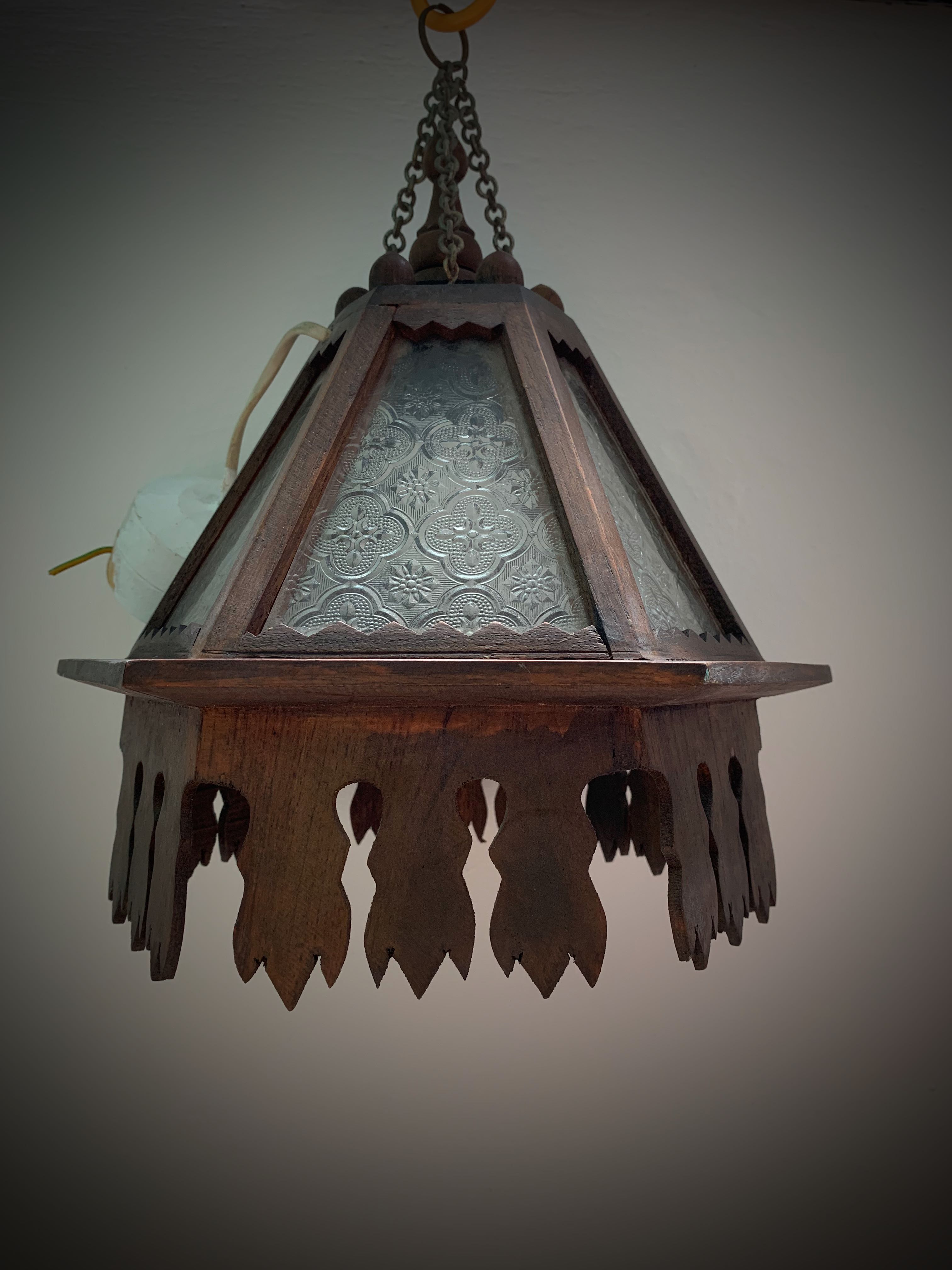 Balinese style Hanging Lamp, Furniture & Home Living, Lighting & Fans ...