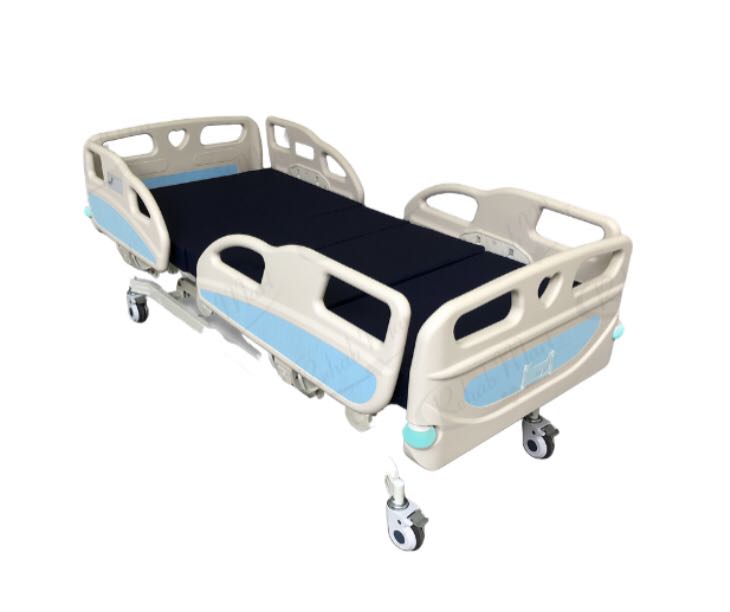 Bed Motorised 3-Crank Split Rails, Health & Nutrition, Assistive ...