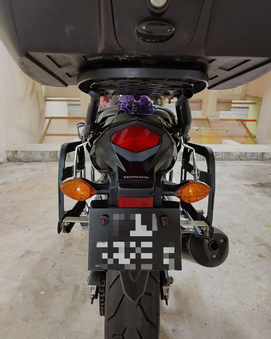 CB400X Custom Side Rack (Type 2), Motorcycles, Motorcycle Accessories ...