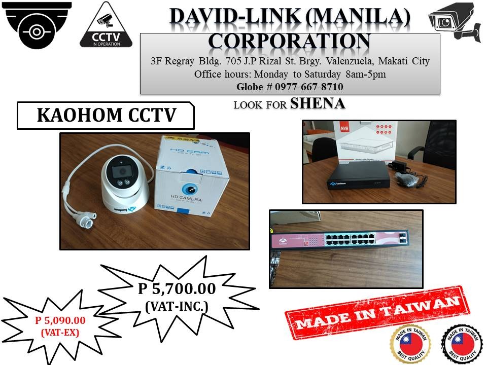 CCTV CAMERA (MADE IN TAIWAN), Furniture & Home Living, Security & Locks ...