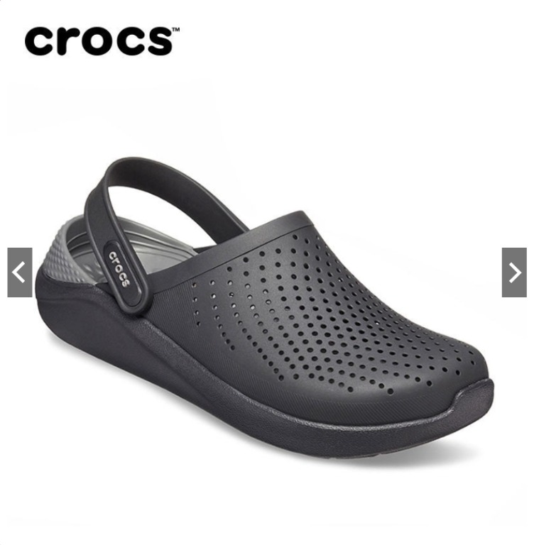 CROCS LiteRide Sandals Black, Men's Fashion, Footwear, Flipflops and ...