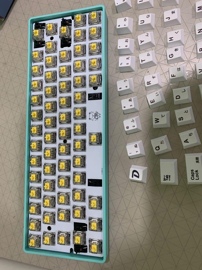 Custom Teal GH60 keyboard (without keycaps), Computers & Tech, Parts ...