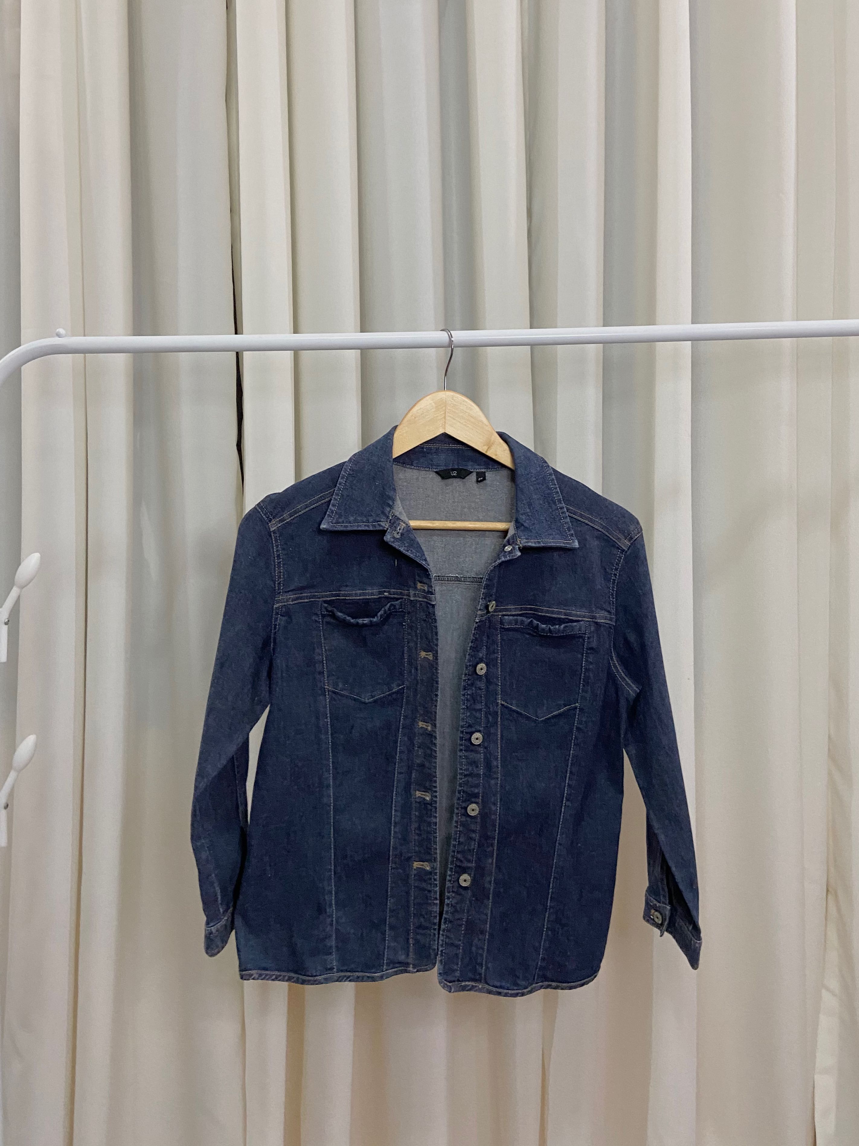Cute blue denim jacket, Women's Fashion, Coats, Jackets and Outerwear ...