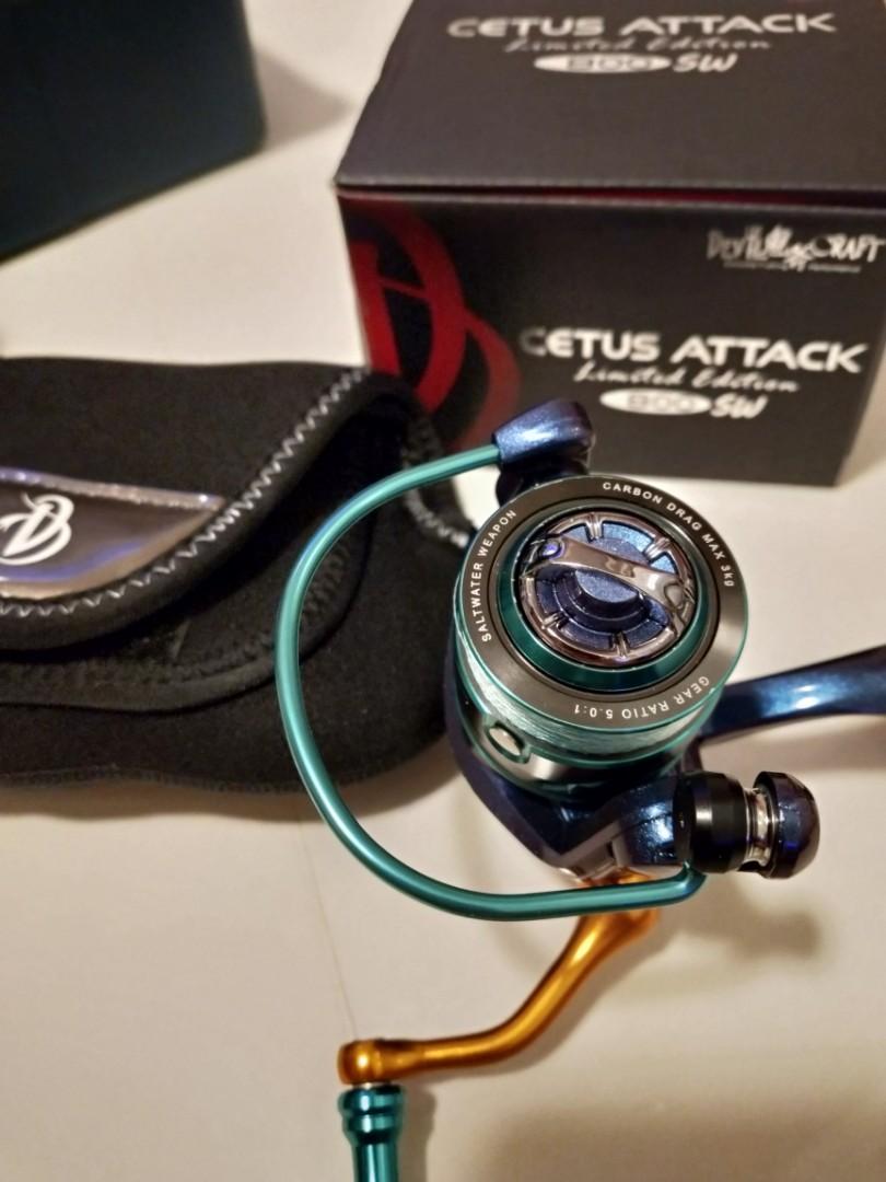 devil craft cetus attack 800ul spinning reel, Sports Equipment, Fishing ...