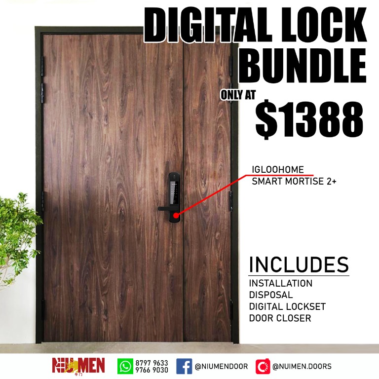 Digital Lock Bundle, Furniture & Home Living, Security & Locks, Locks ...