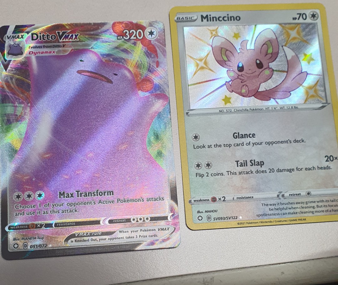 Ditto Vmax Ultra Rare Shining Fates, Hobbies & Toys, Toys & Games on ...