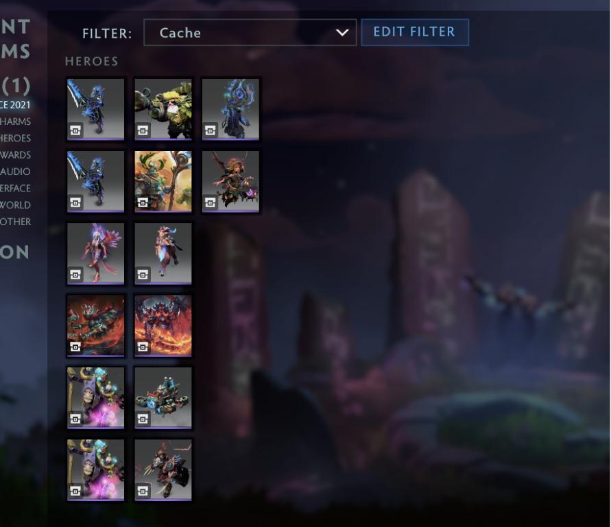 DotA 2 Collector Cache 2021 (Nemestice), Video Gaming, Gaming ...