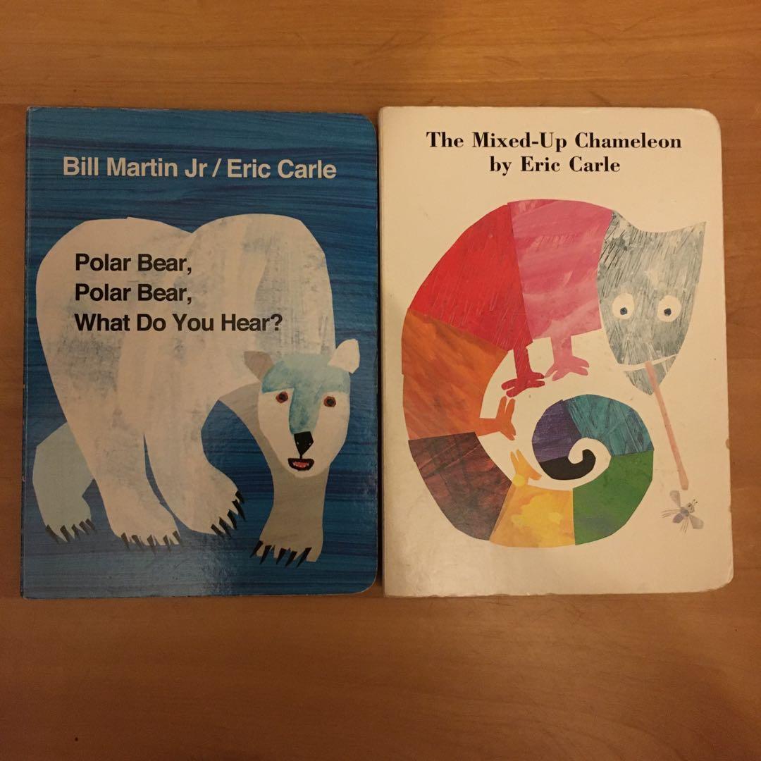eric carle: polar bear , what do u hear ?, 書本 & 文具, 小朋友書 - Carousell
