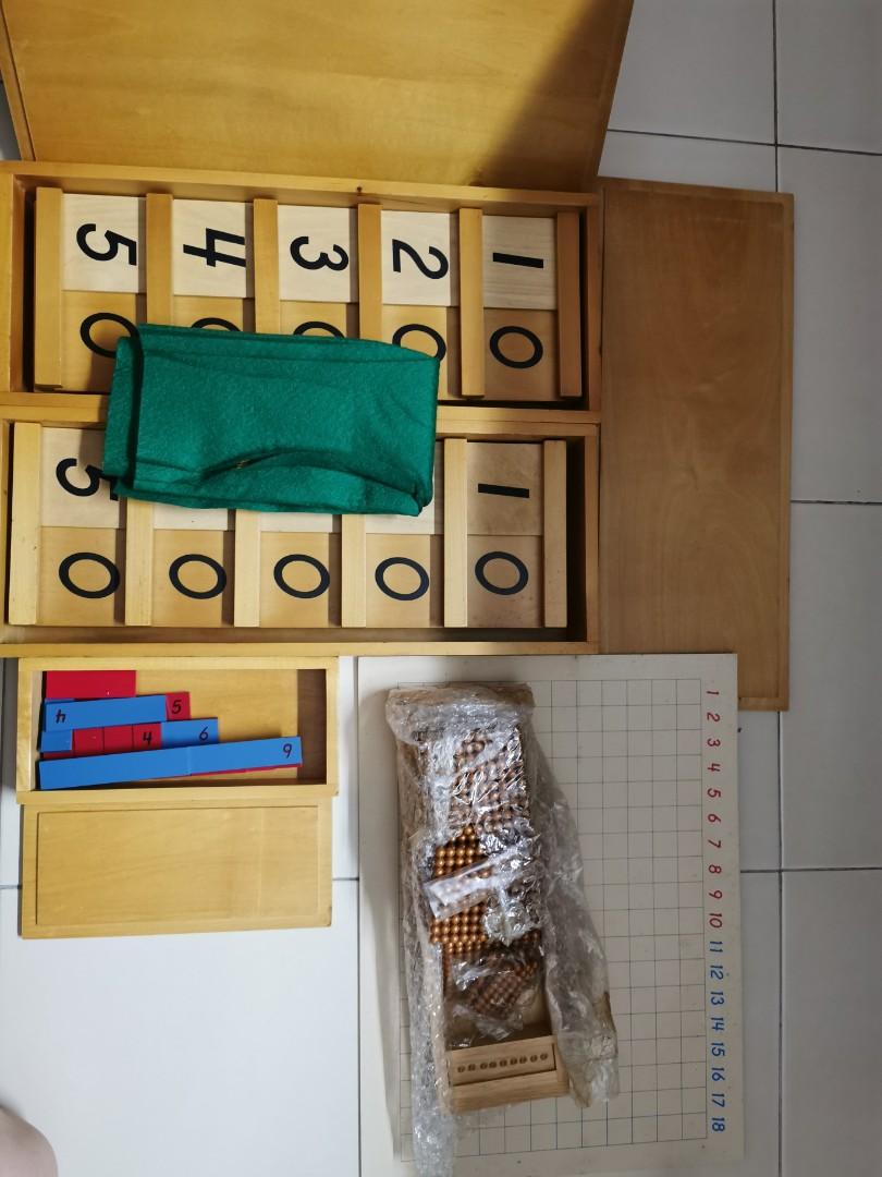 Full montessori set for early mathematics, Everything Else on Carousell