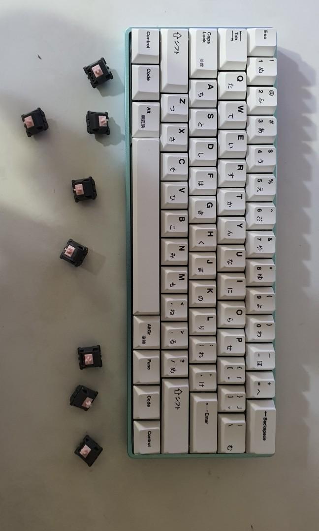 Custom 60% Mechanical Keyboard (GH60 with Alpaca V2 linear switches ...