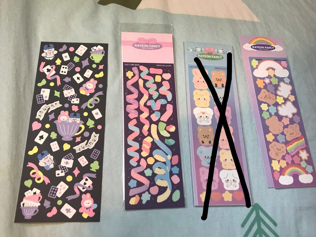 instock Korea authentic stationary sticker Pupunam/love me more/rayeon ...