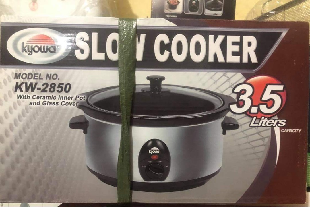 Kyowa Slow cooker 3.5 liters, TV & Home Appliances, Kitchen Appliances ...