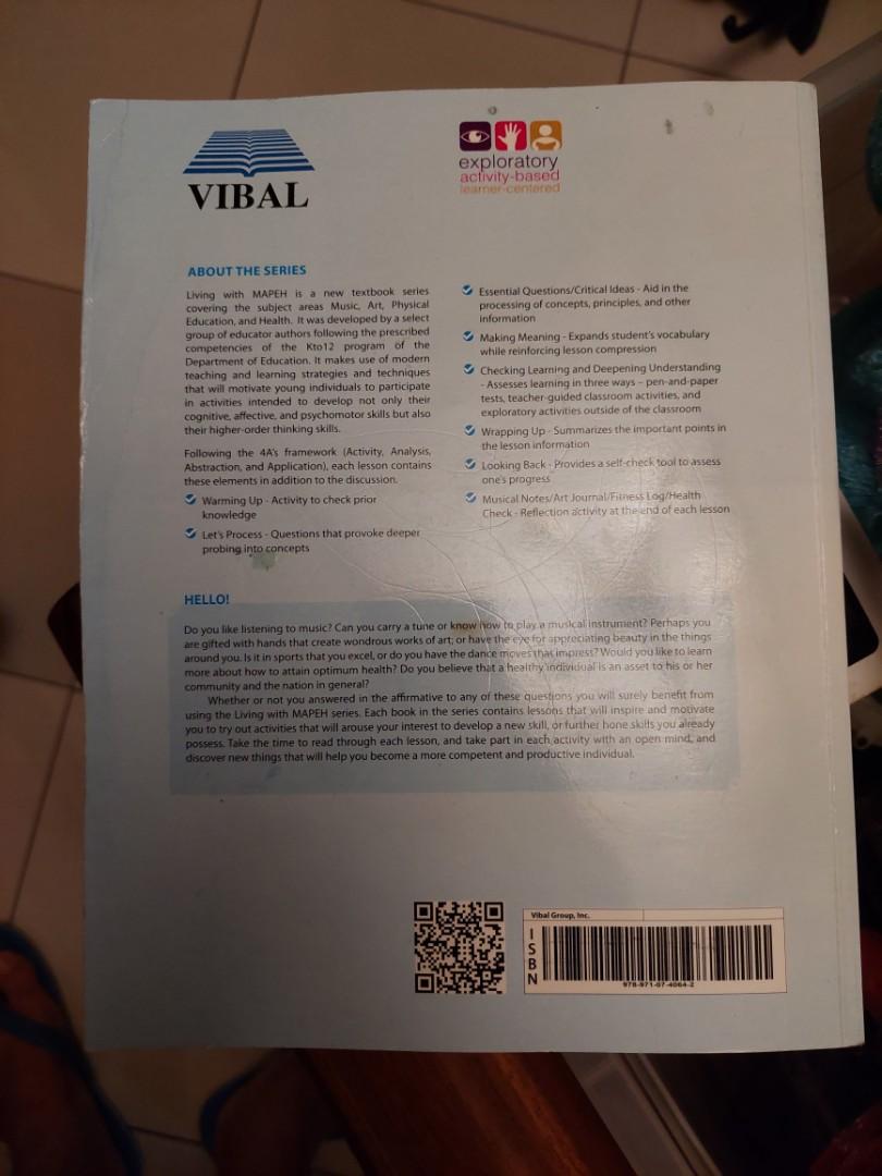 Living with music art physical education and health. Edition 9, Hobbies ...