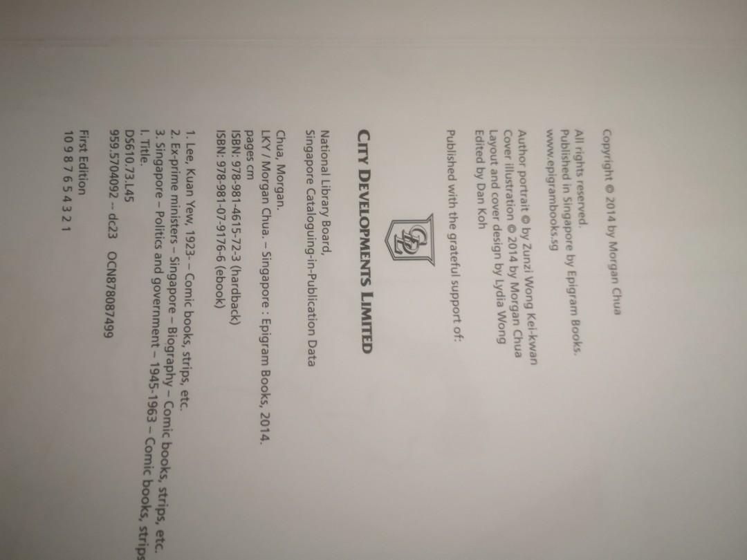 LKY Political Cartoon, Hobbies & Toys, Books & Magazines, Fiction & Non ...