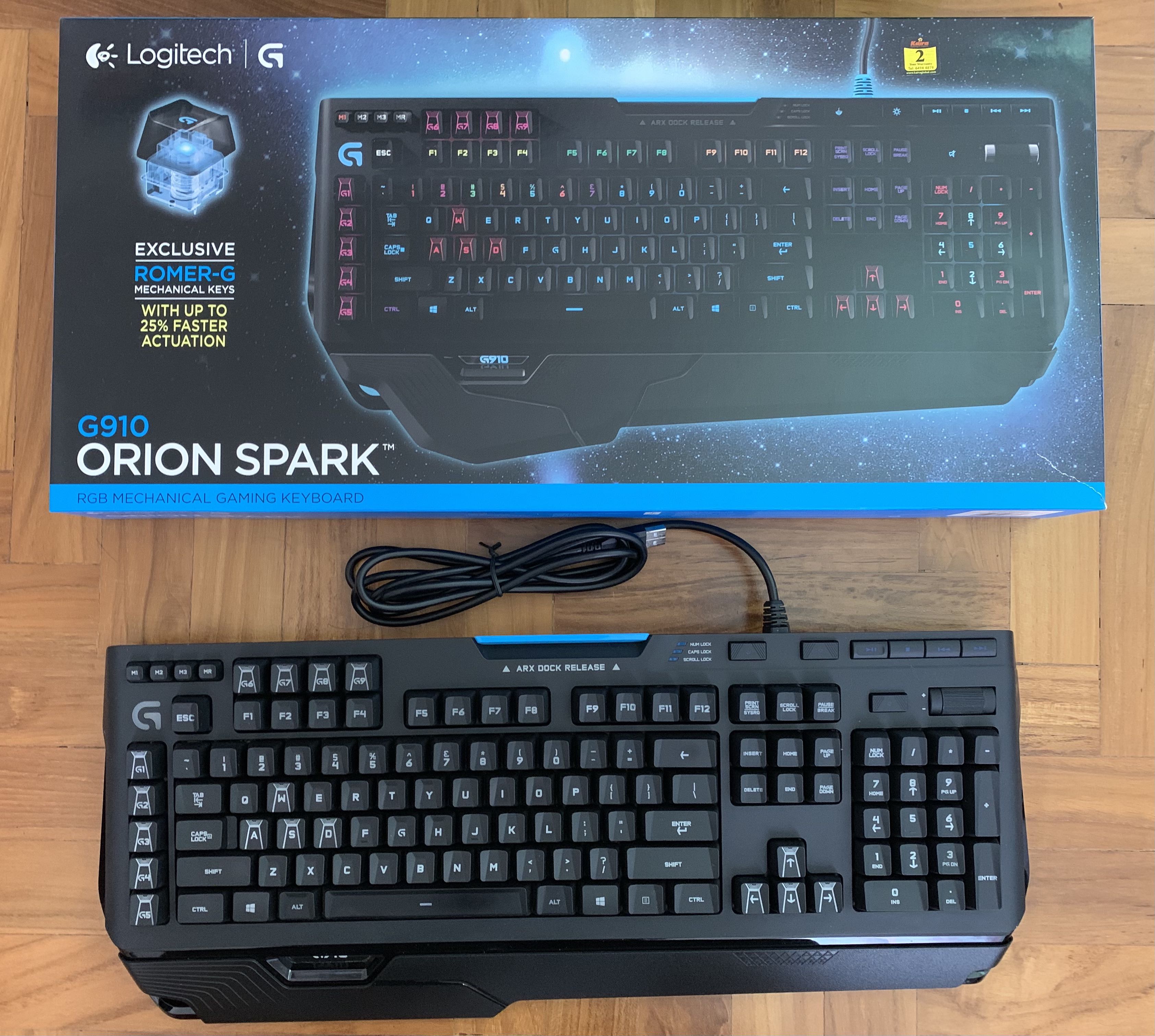 Logitech G910 Mechanical Keyboard, Computers & Tech, Parts ...