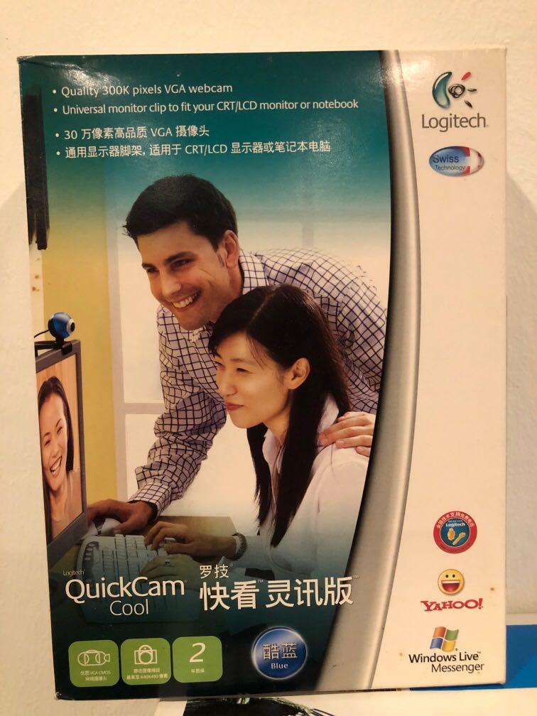 Logitech Quickcam Cool, Computers & Tech, Parts & Accessories, Computer Parts on Carousell