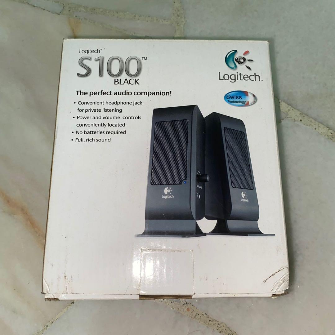 Logitech S100 Black Portable Speaker, Audio, Soundbars, Speakers & Amplifiers on Carousell