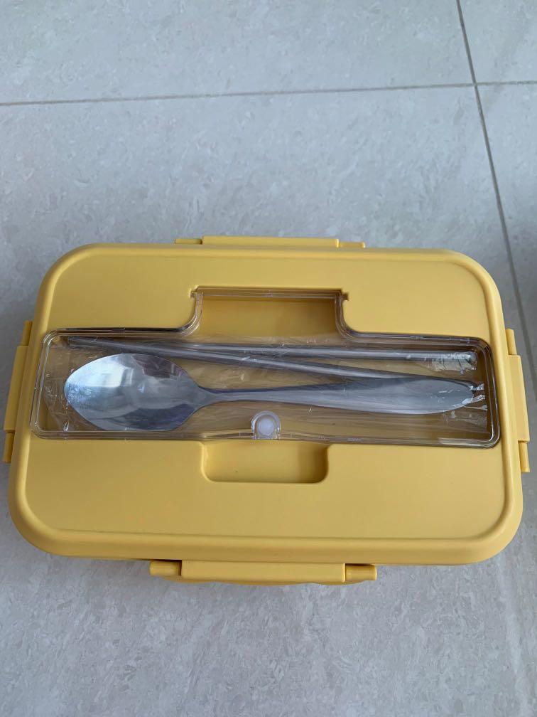 Lunch Box (Yellow), Furniture & Home Living, Kitchenware & Tableware ...