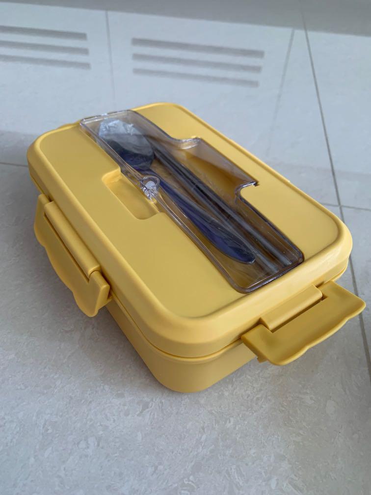 Lunch Box (Yellow), Furniture & Home Living, Kitchenware & Tableware ...