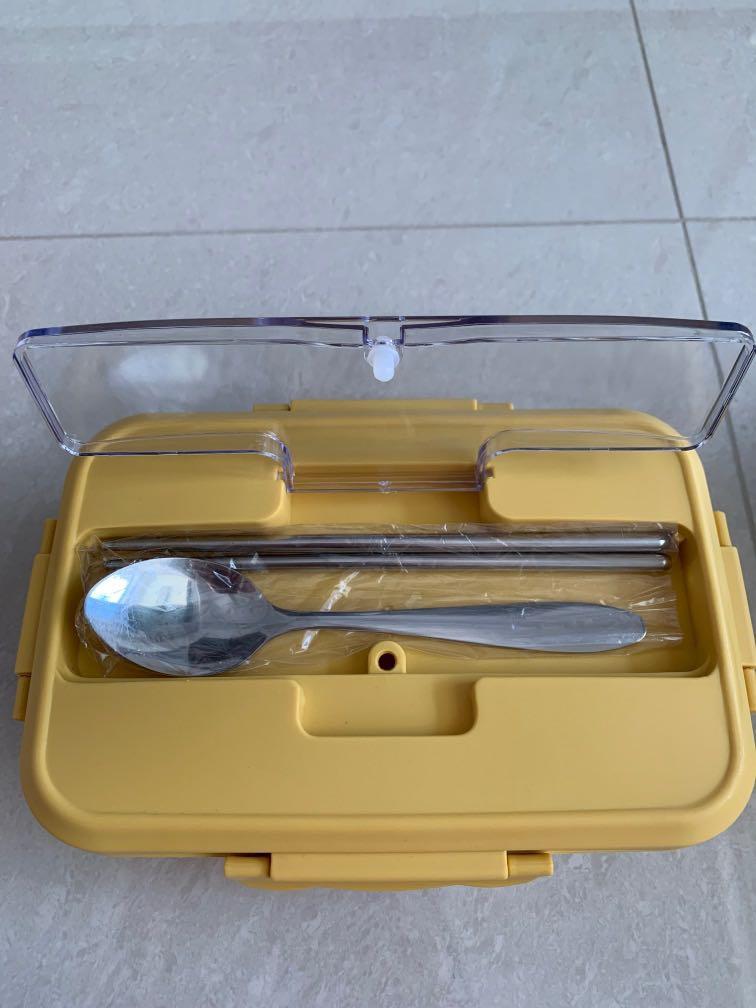 Lunch Box (Yellow), Furniture & Home Living, Kitchenware & Tableware ...