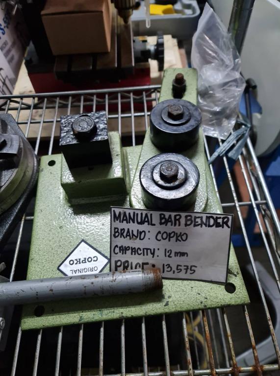 Manual Bar Bender, Commercial & Industrial, Industrial Equipment on ...