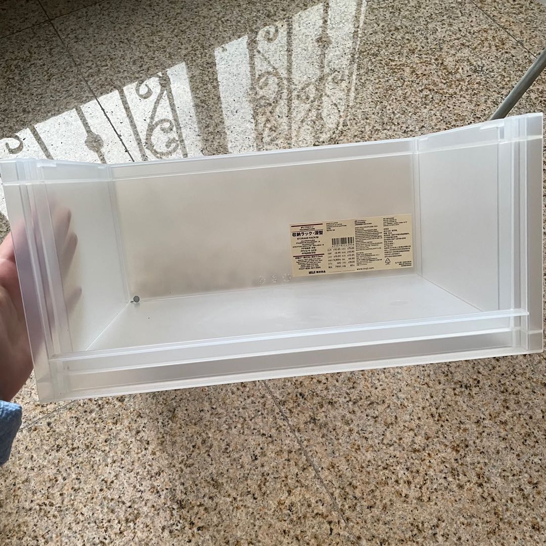 Muji storage box / containers, Furniture & Home Living, Home ...