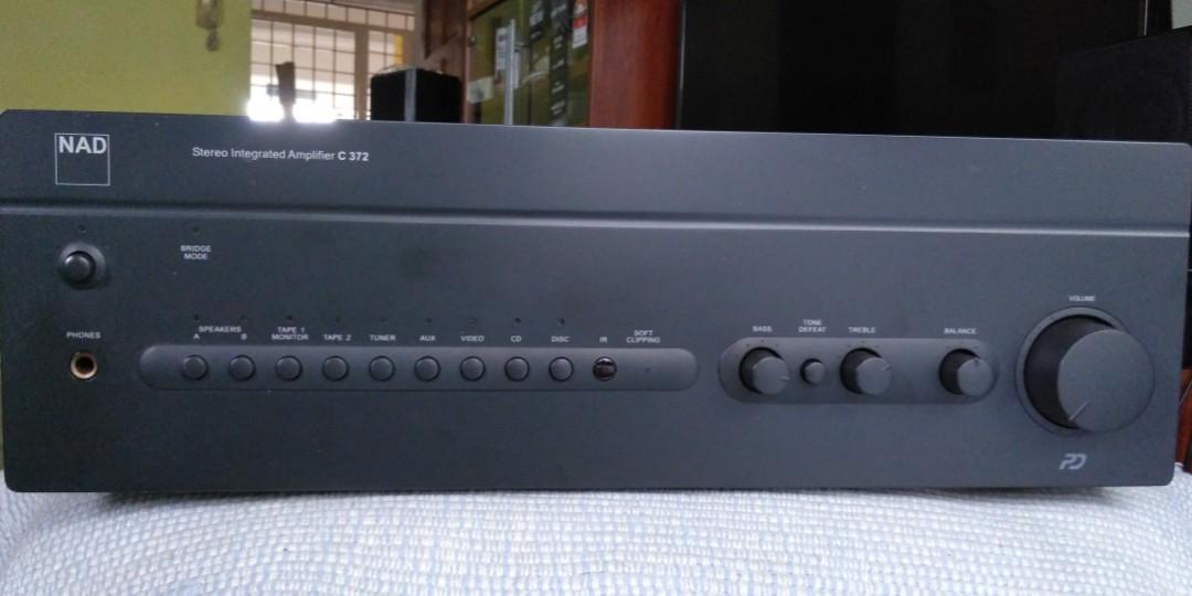 NAD C 372 INTEGRATED AMPLIFIER, Audio, Soundbars, Speakers & Amplifiers ...