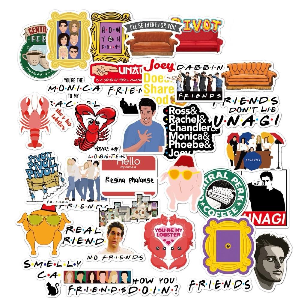 Luggage Sticker Friends NBC TV Show HIMYM Luggage Stickers Car Bike ...