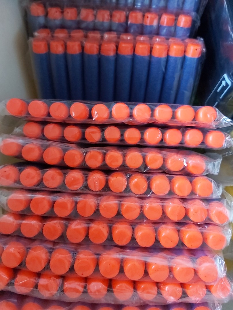 Nerf Bullets (rounded / suction), Hobbies & Toys, Toys & Games on Carousell