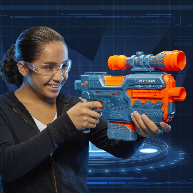 Nerf Elite 2.0 Phoenix CS-6 Motorized Blaster, Hobbies & Toys, Toys ...