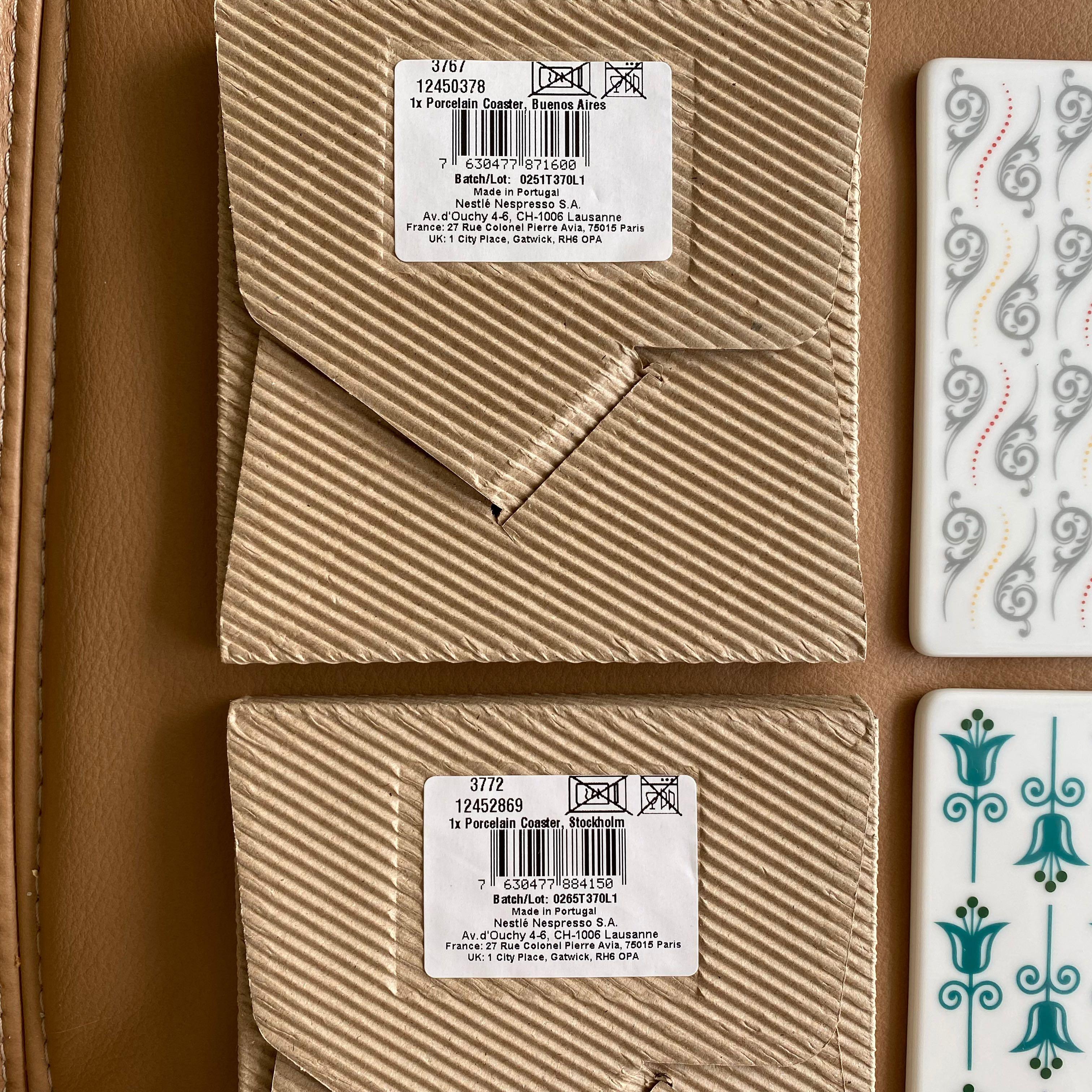 Nespresso Tile Coasters - Made in Portugal 2021, Furniture & Home ...