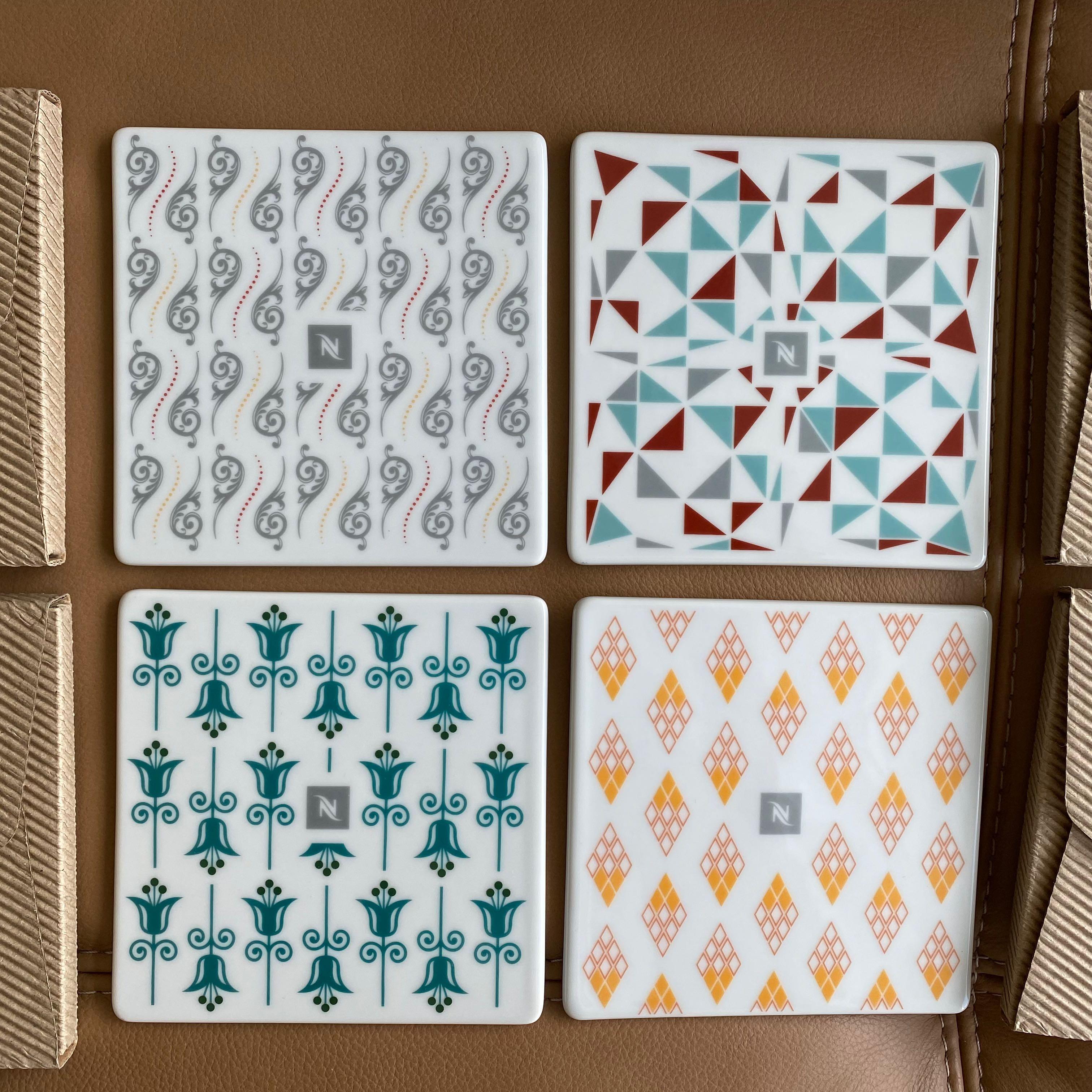 Nespresso Tile Coasters - Made in Portugal 2021, Furniture & Home ...
