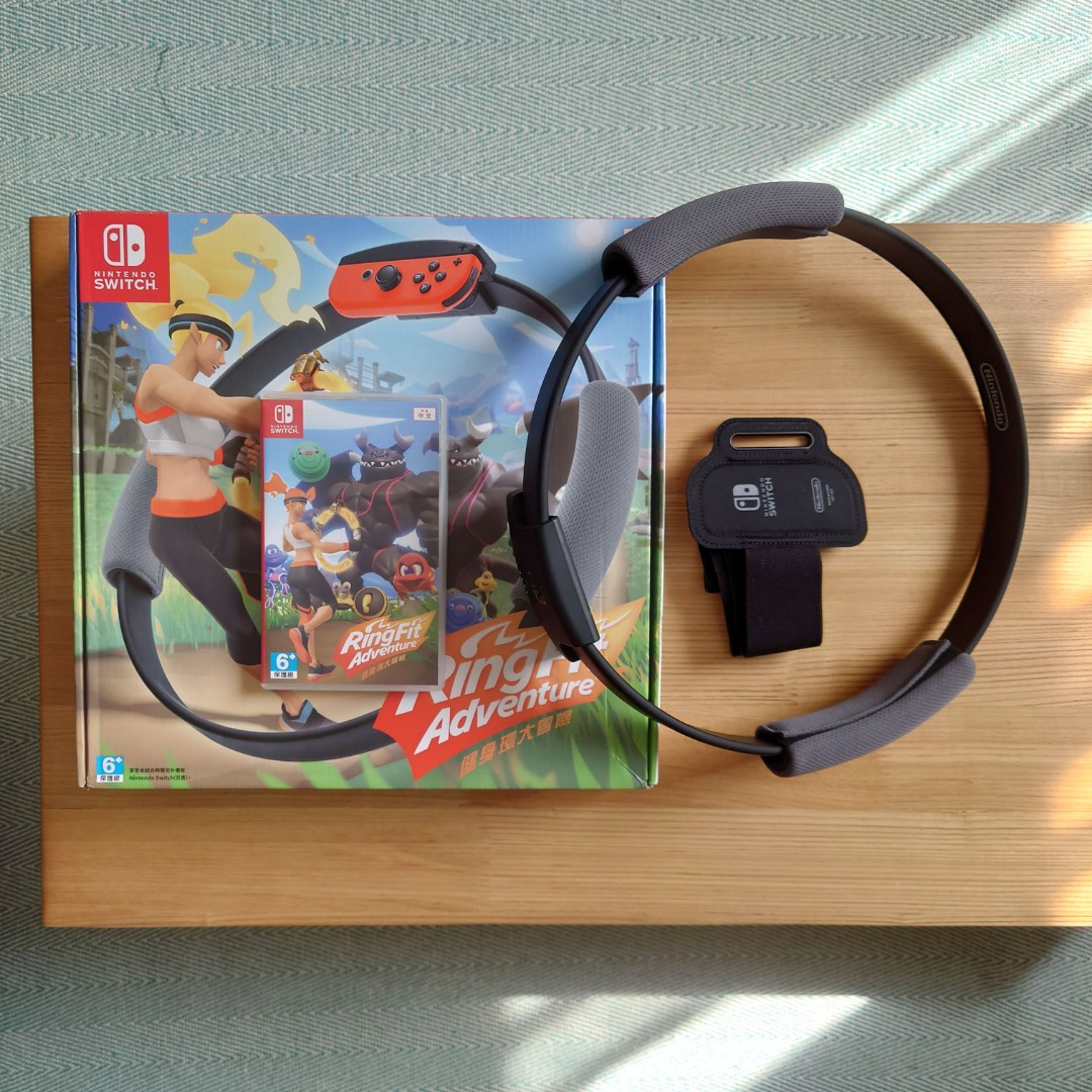Nintendo Switch Ring Fit Adventure, Video Gaming, Video Games, Nintendo ...