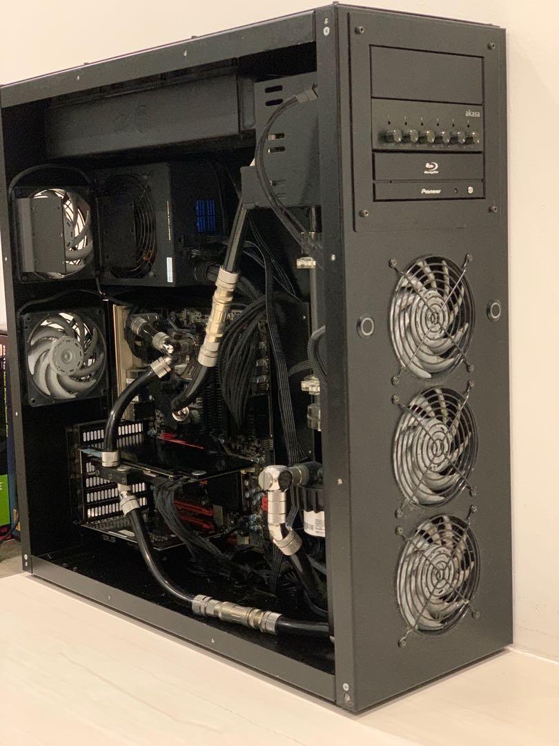 Old Gaming PC - Fully Watercooled, Computers & Tech, Desktops on Carousell