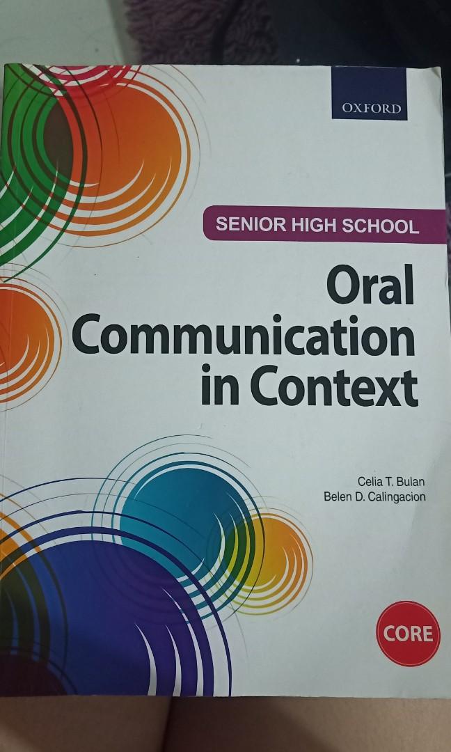 Oral Communication Context, Hobbies & Toys, Books & Magazines ...