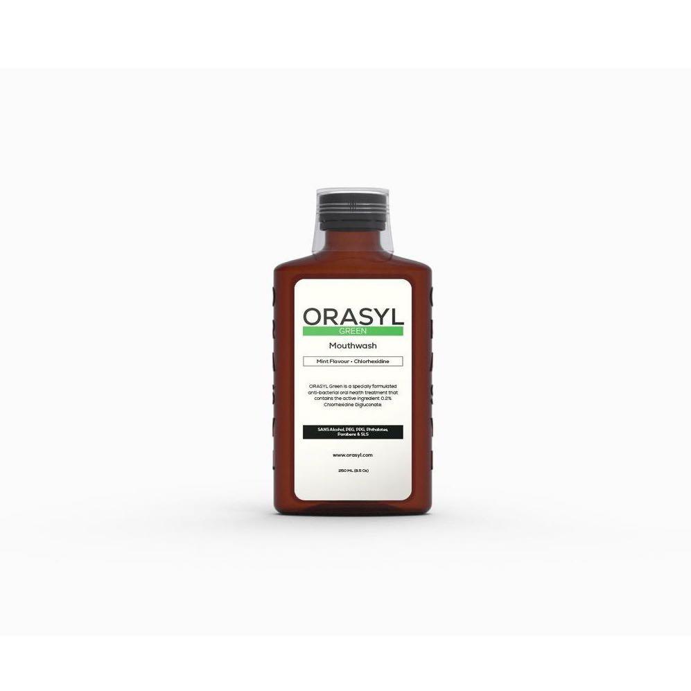 ORASYL GREEN MOUTHWASH (100ML/250Ml/500ML) 0.2% Chlorhexidine ...