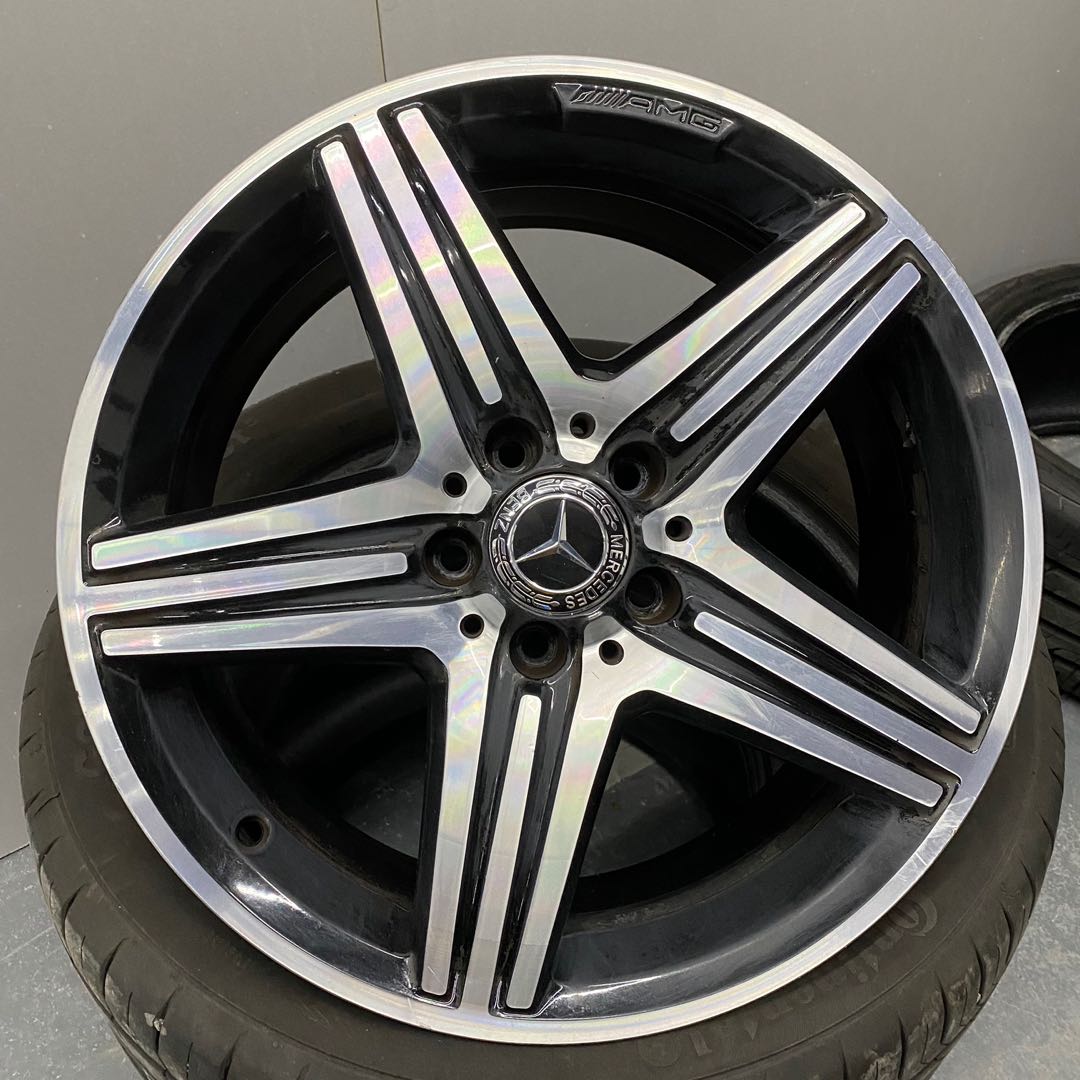 Original 18 inch Mercedes AMG Sport Rims, Car Accessories, Tyres & Rims ...