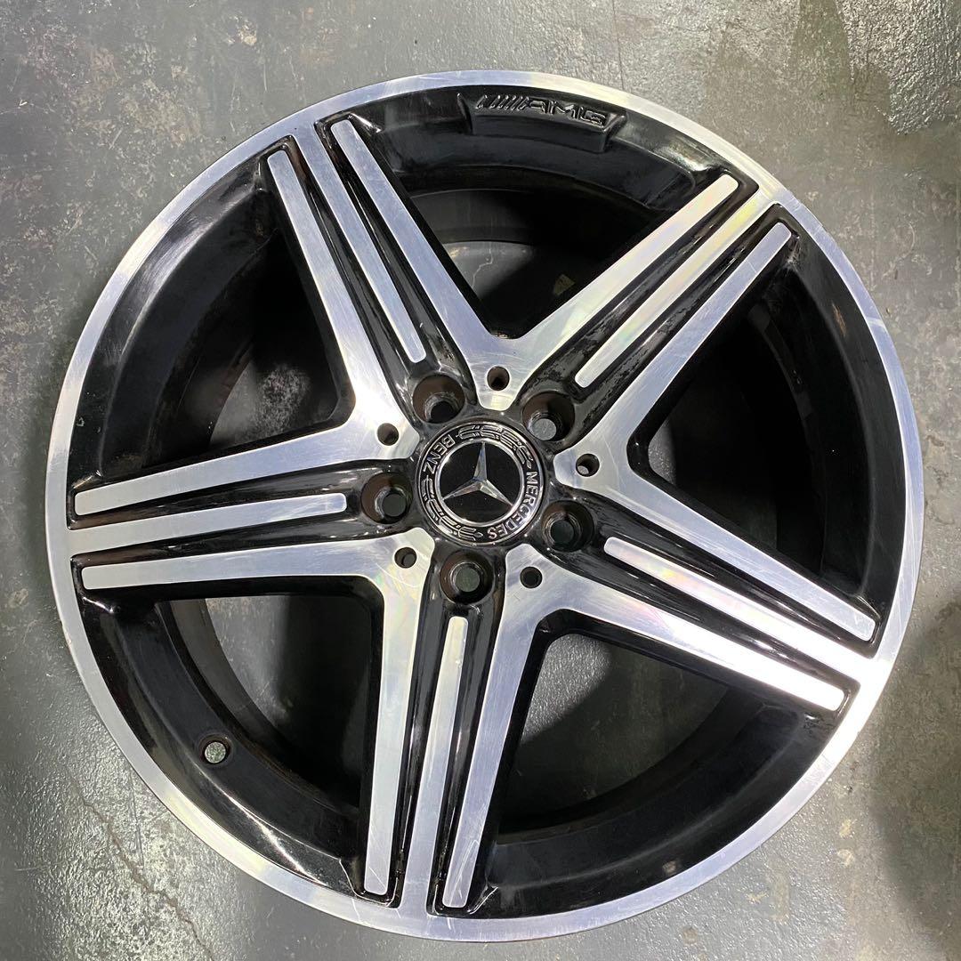 Original 18 inch Mercedes AMG Sport Rims, Car Accessories, Tyres & Rims on Carousell