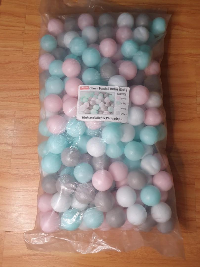Pastel Color Plastic Balls on Carousell