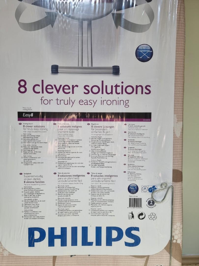 Philips Easy-8 Ironing Board GC240/05, Furniture & Home Living ...