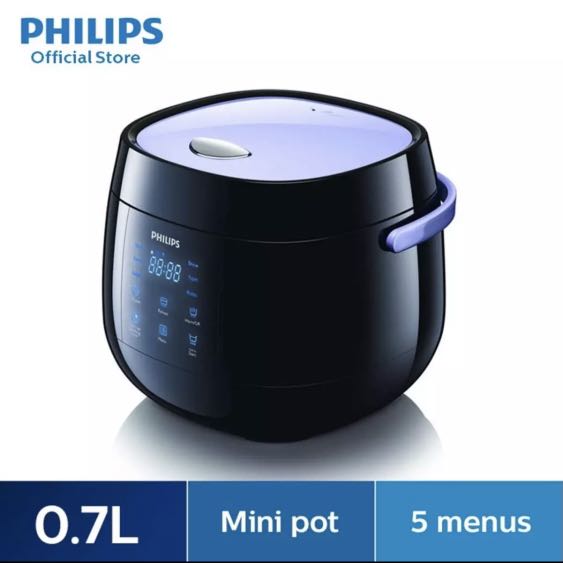 Philips Viva Collection Mini Rice Cooker 0.7L HD3060/62, TV & Home ...