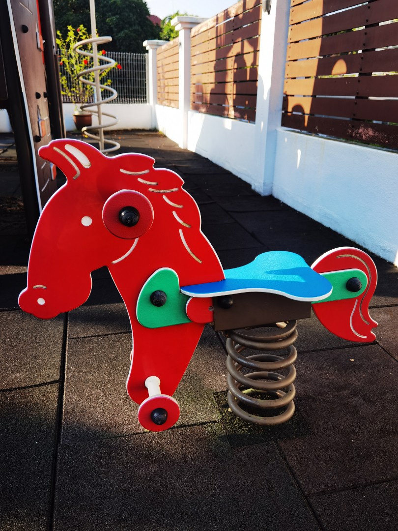 Playground Kids spring rider - horse #septembersale, Babies & Kids ...