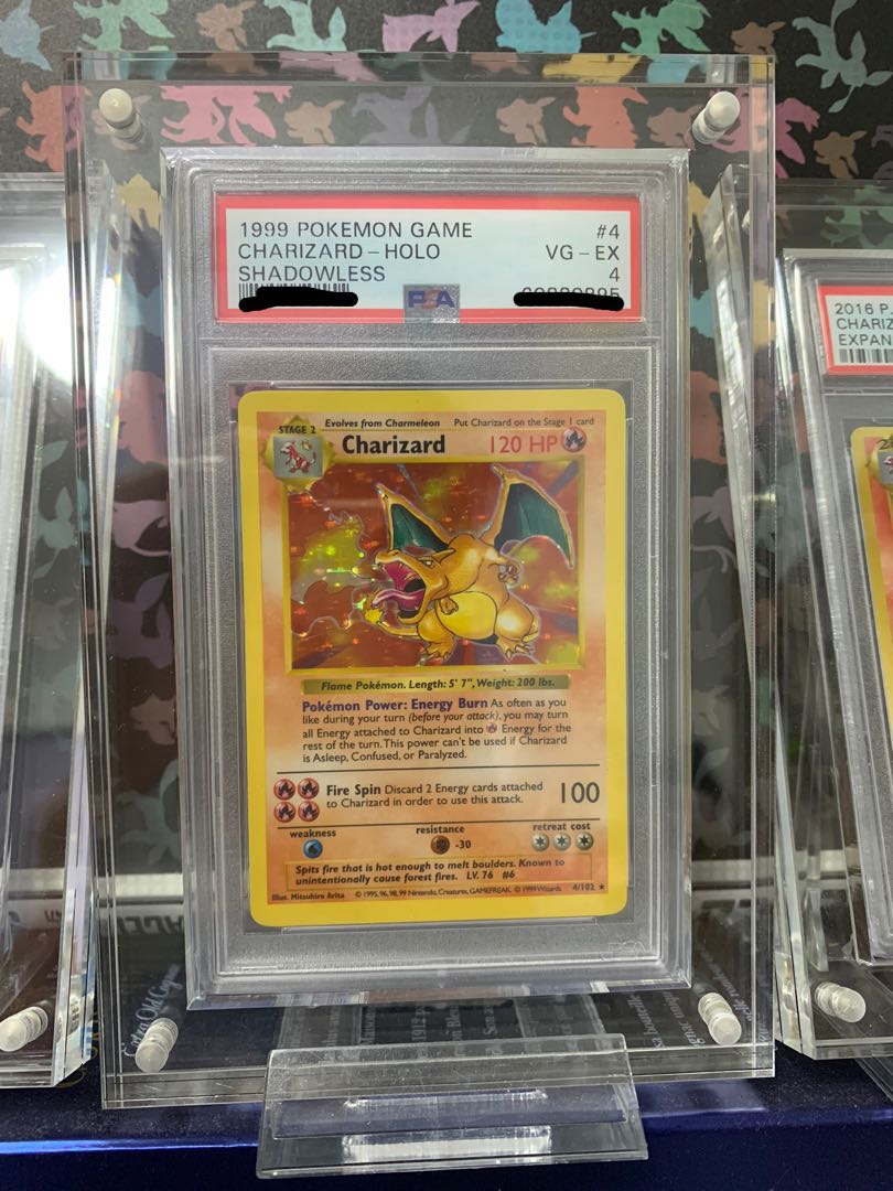 Pokemon PSA4 shadowless charizard, Hobbies & Toys, Toys & Games on ...