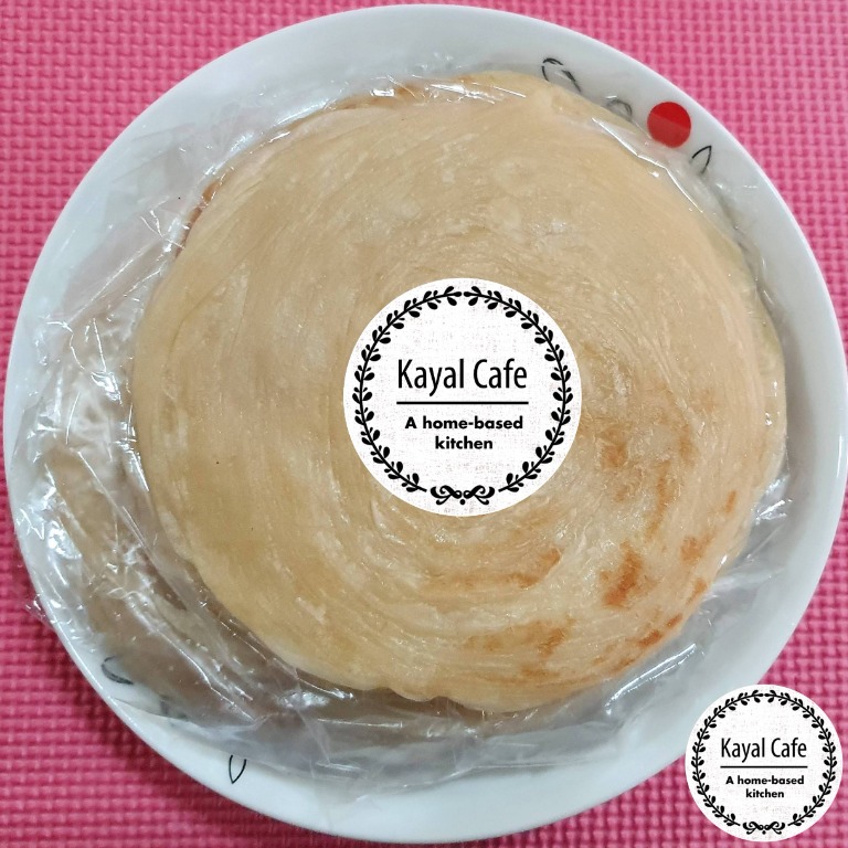 Pre-Cooked Roti Prata - Homemade - Halal - Indian Muslim - Kayal Cafe ...