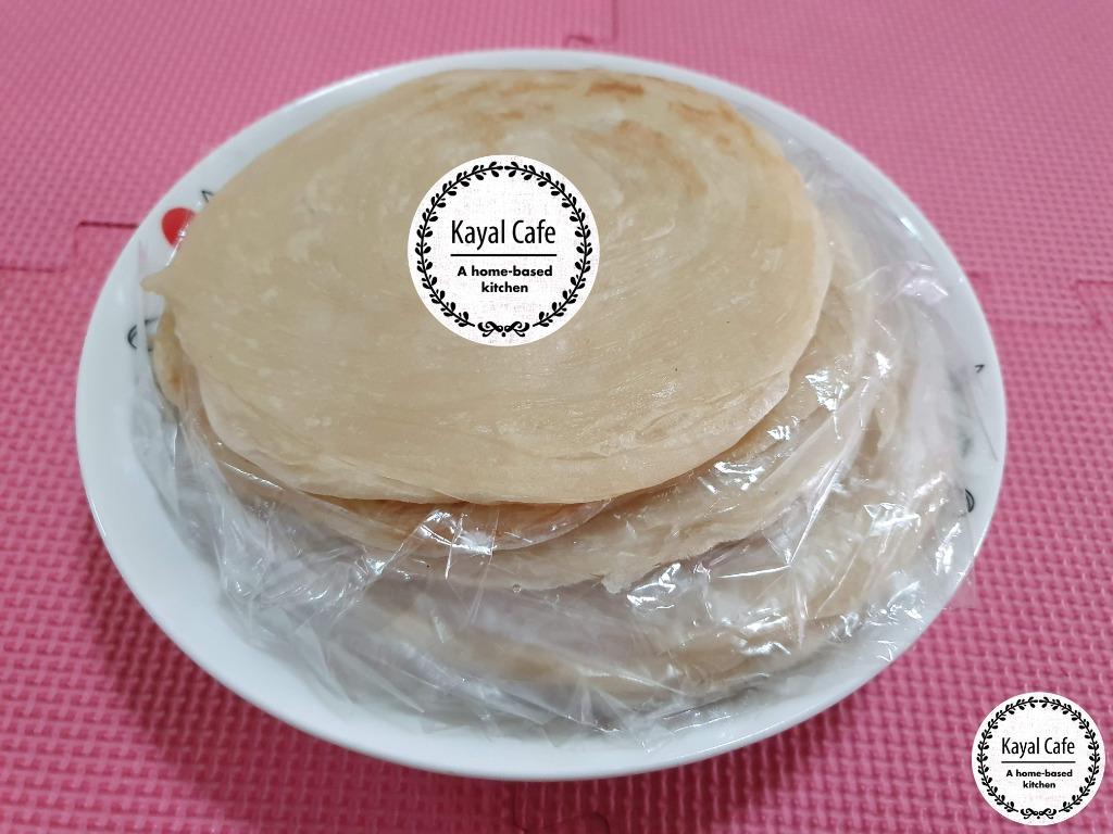 Pre-Cooked Roti Prata - Homemade - Halal - Indian Muslim - Kayal Cafe ...