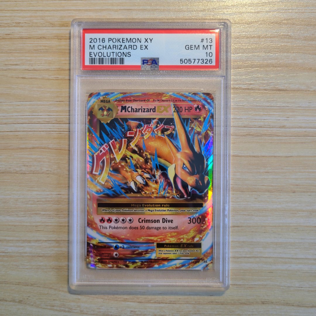 PSA10 M Charizard EX Pokémon XY Evolutions Holo #13 Pokémon Card PSA 10, Hobbies & Toys, Toys ...