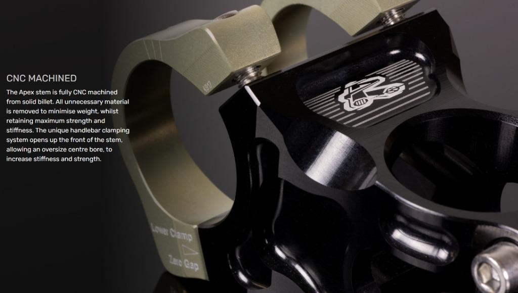 Renthal Apex 31.8 Stem Rise 50MM, Sports Equipment, Bicycles & Parts ...